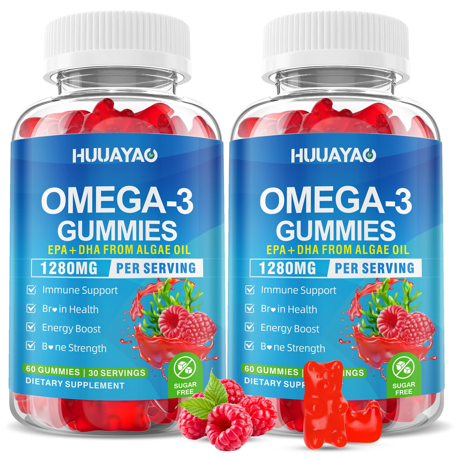 Vegan Omega-3 gummies for heart health