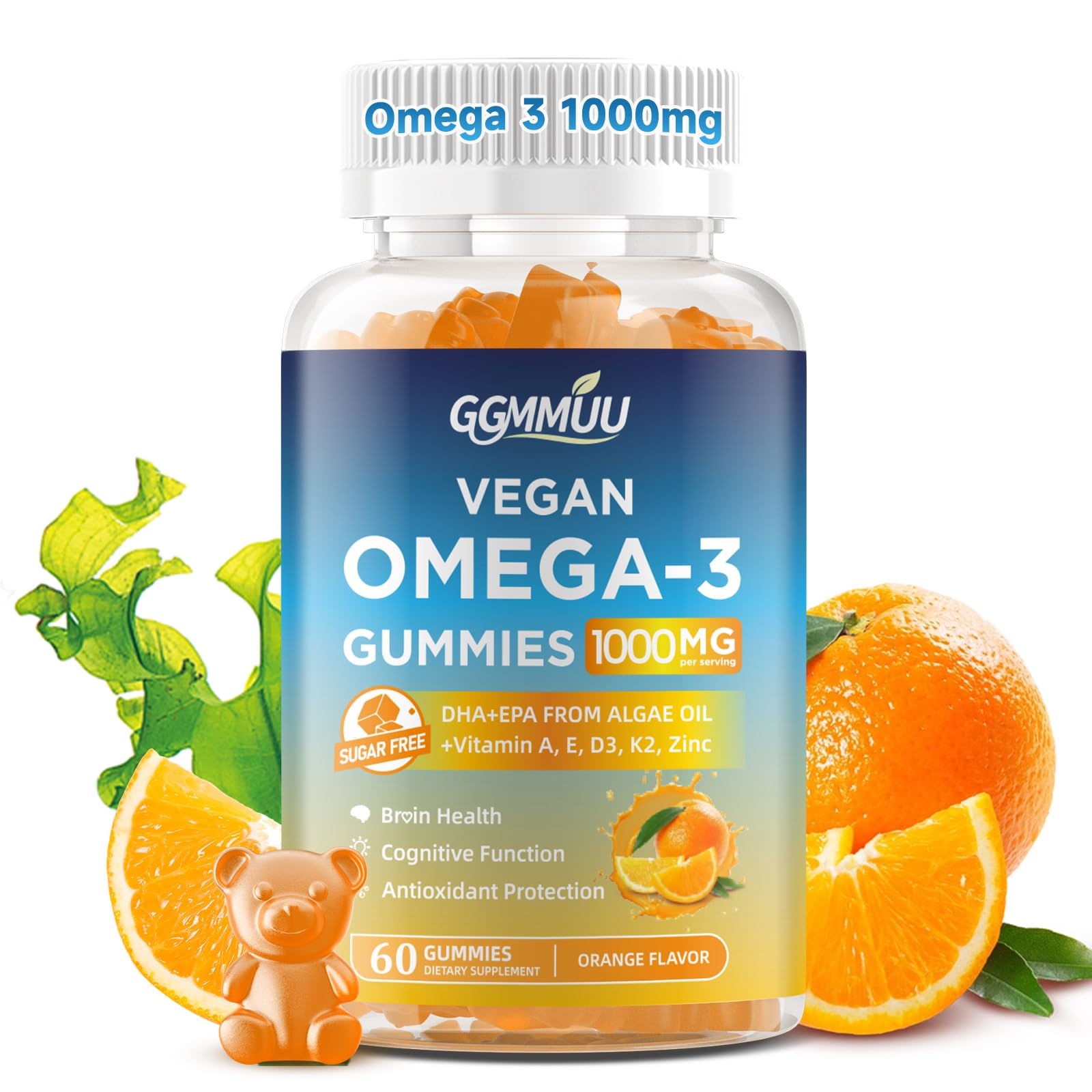 Vegan Omega 3 gummies for heart health