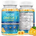 Vegan Omega 3 gummies for heart health