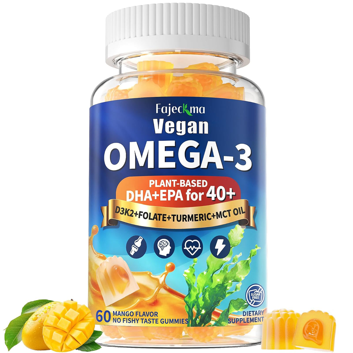 Vegan Omega 3 gummies for heart health