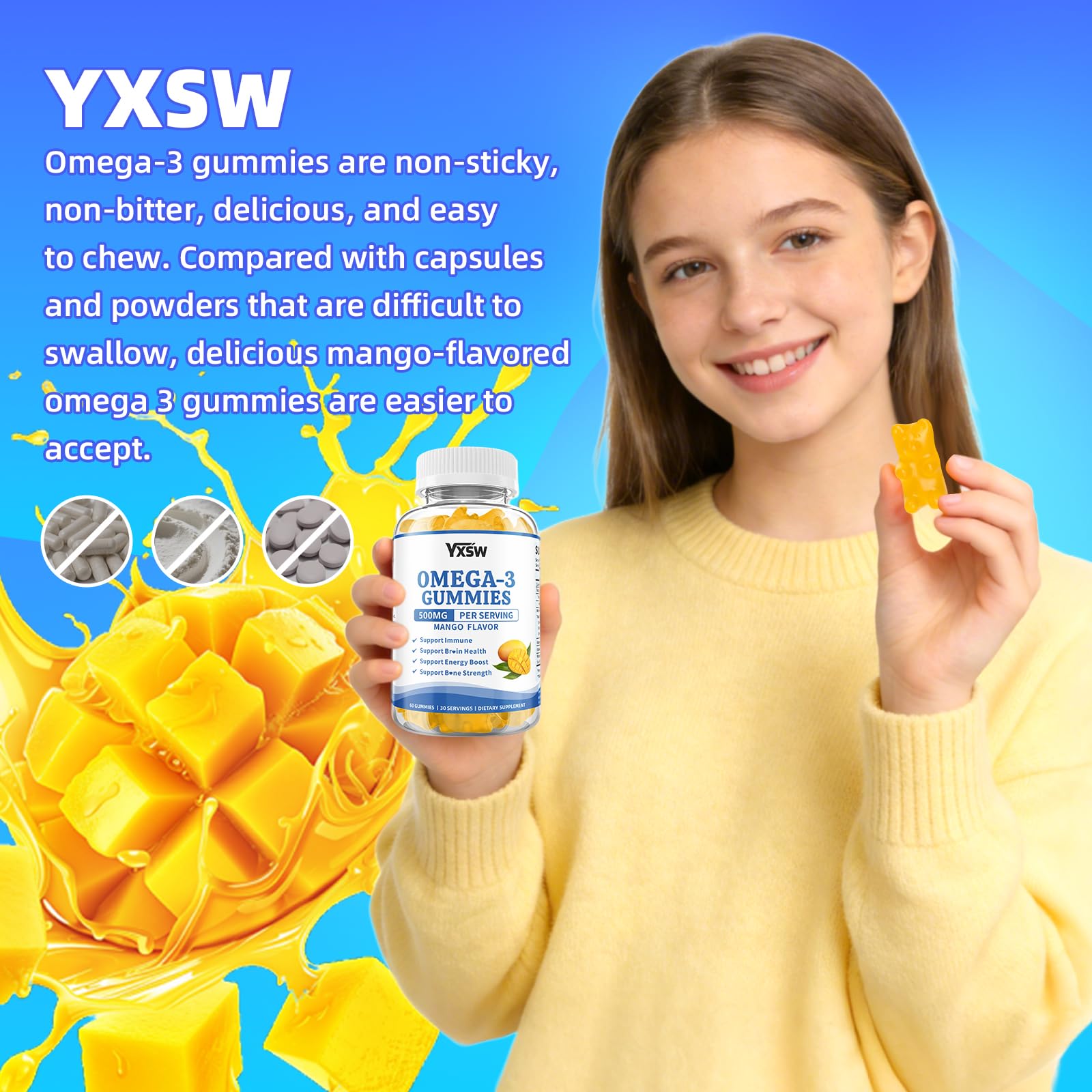vegan omega-3 gummies for joint flexibility