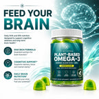 Vegan omega 3 gummies with algae extract
