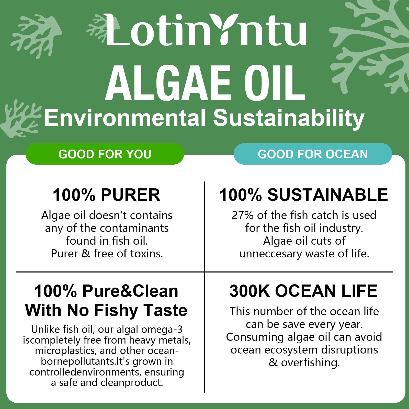 Vegan omega 3 gummies with algae oil