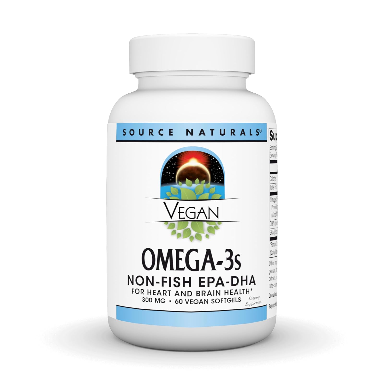 vegan omega 3 softgels for health