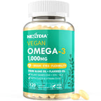 Vegan Omega 3 softgels for heart health
