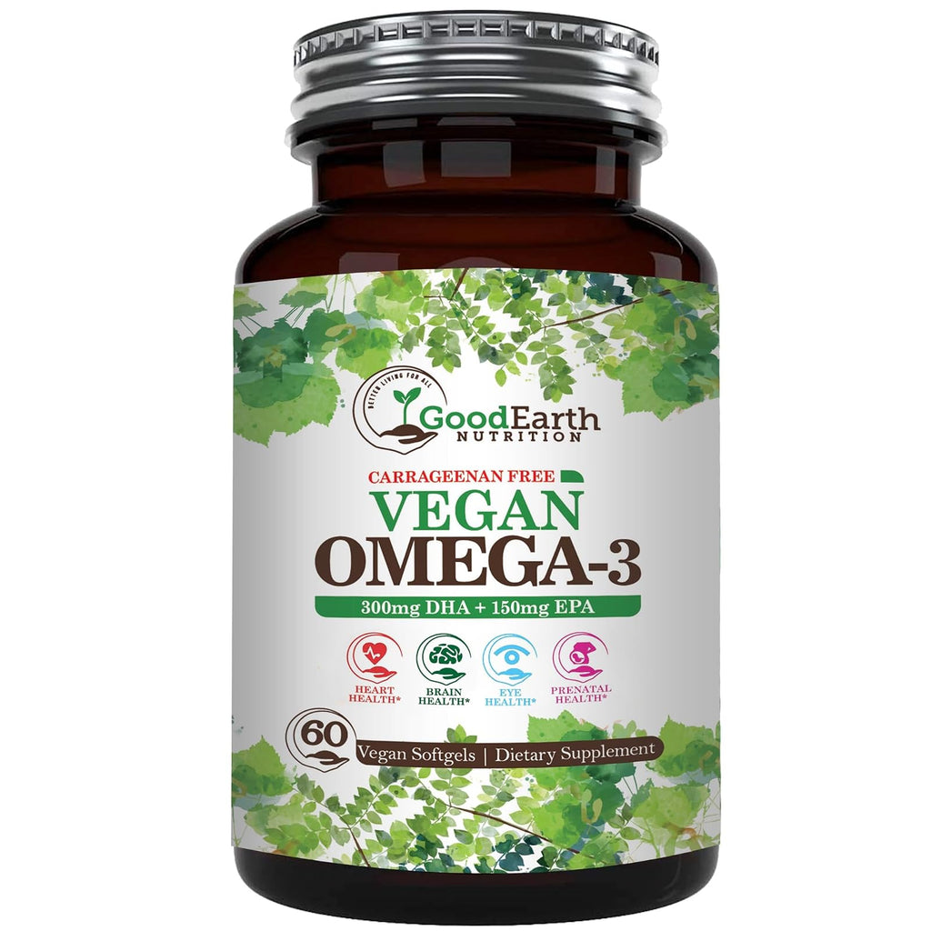 Vegan Omega 3 softgels for heart health