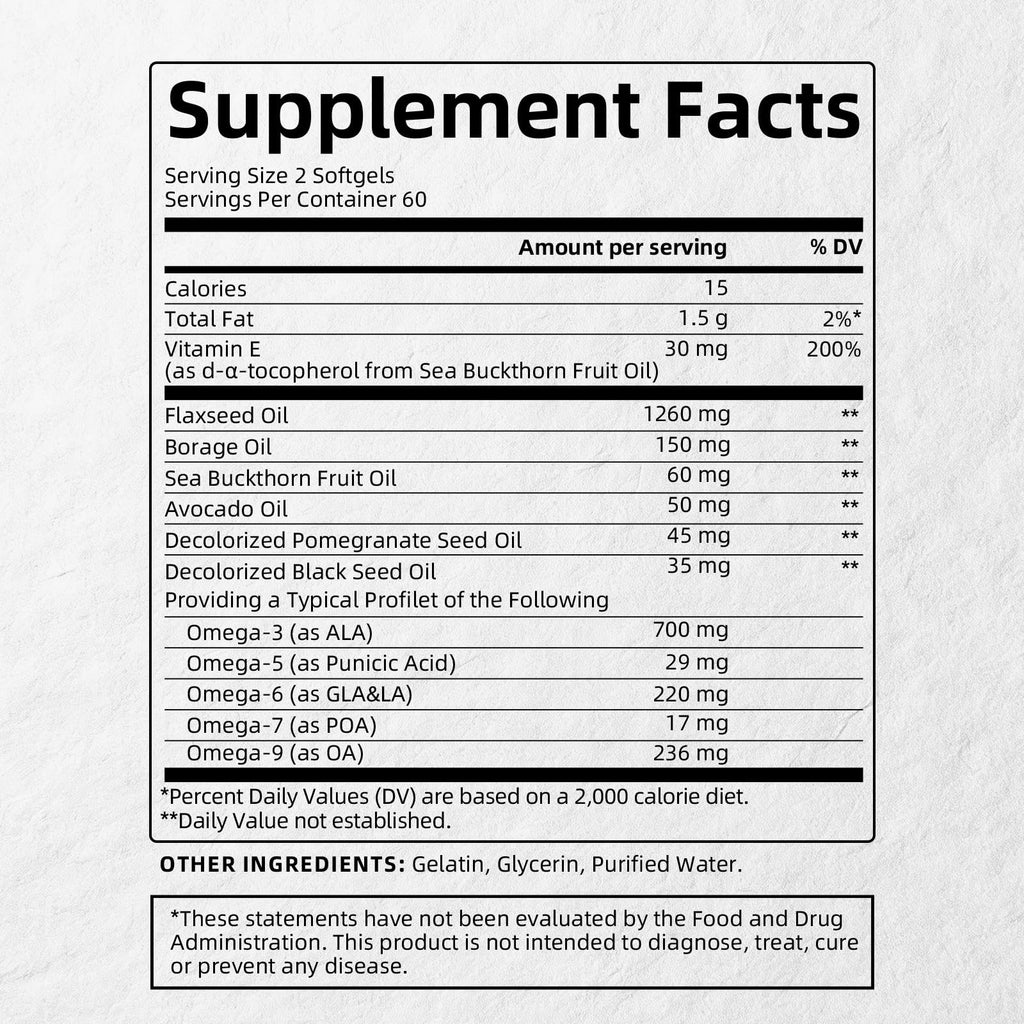 vegan omega supplement for healthy skin