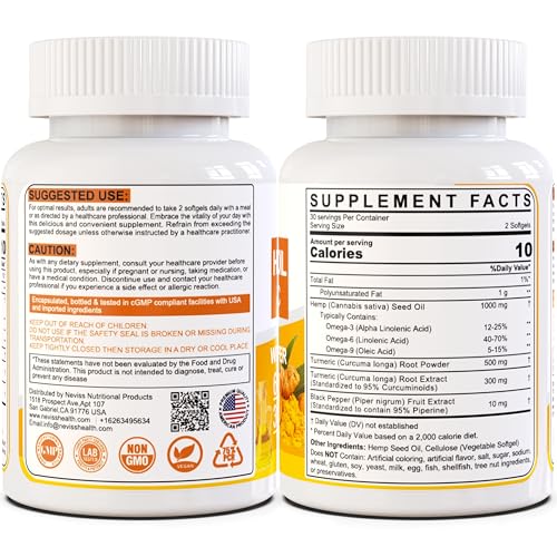 Vegan Omega turmeric for healthy skin
