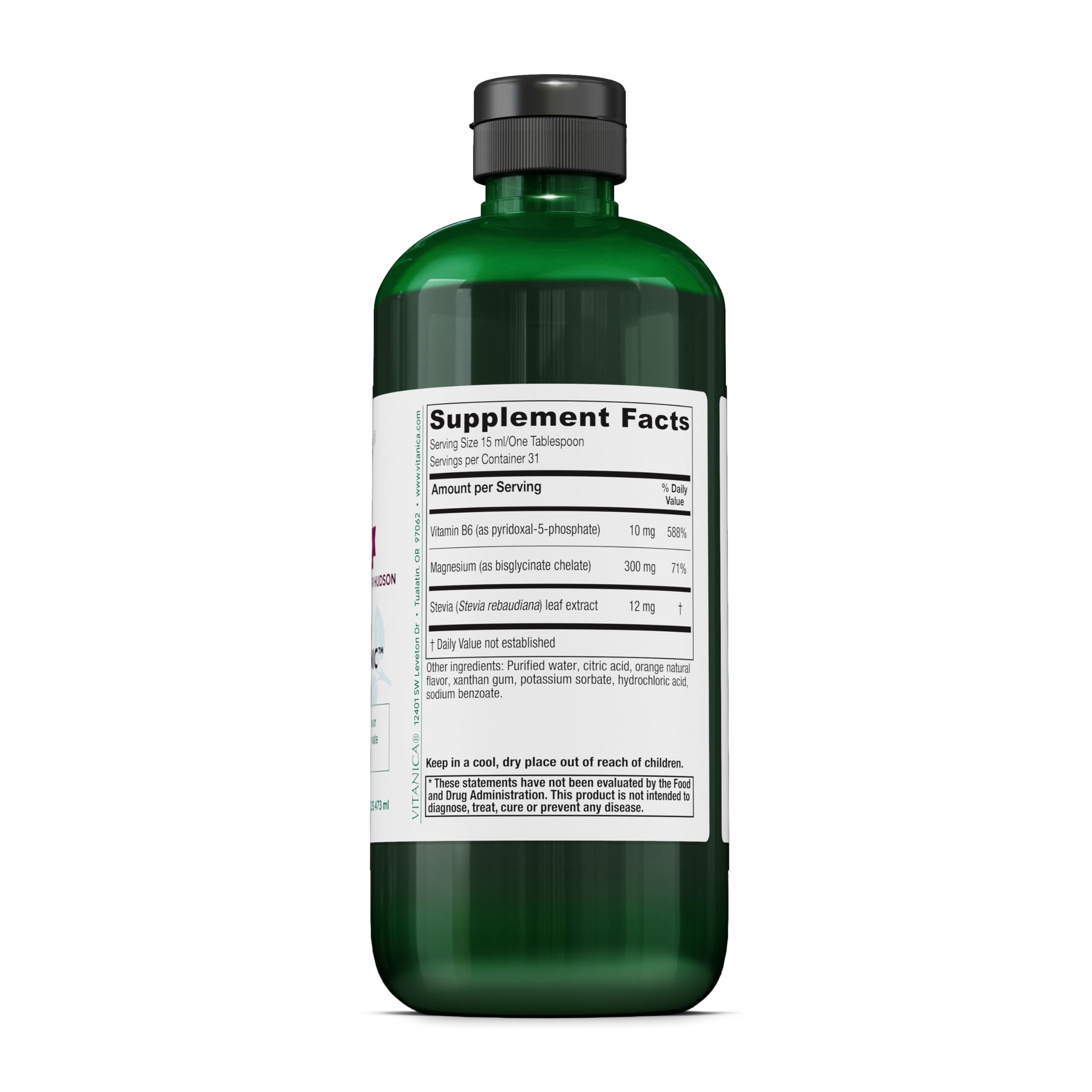 vegan orange flavour magnesium tonic