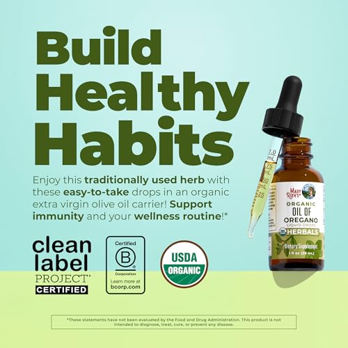 vegan oregano drops for health