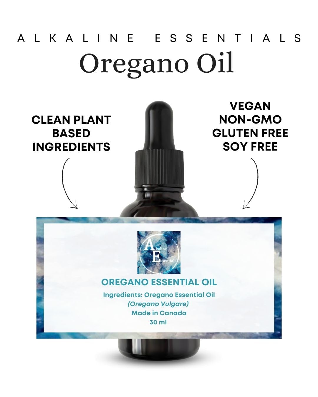 Vegan oregano oil supplement
