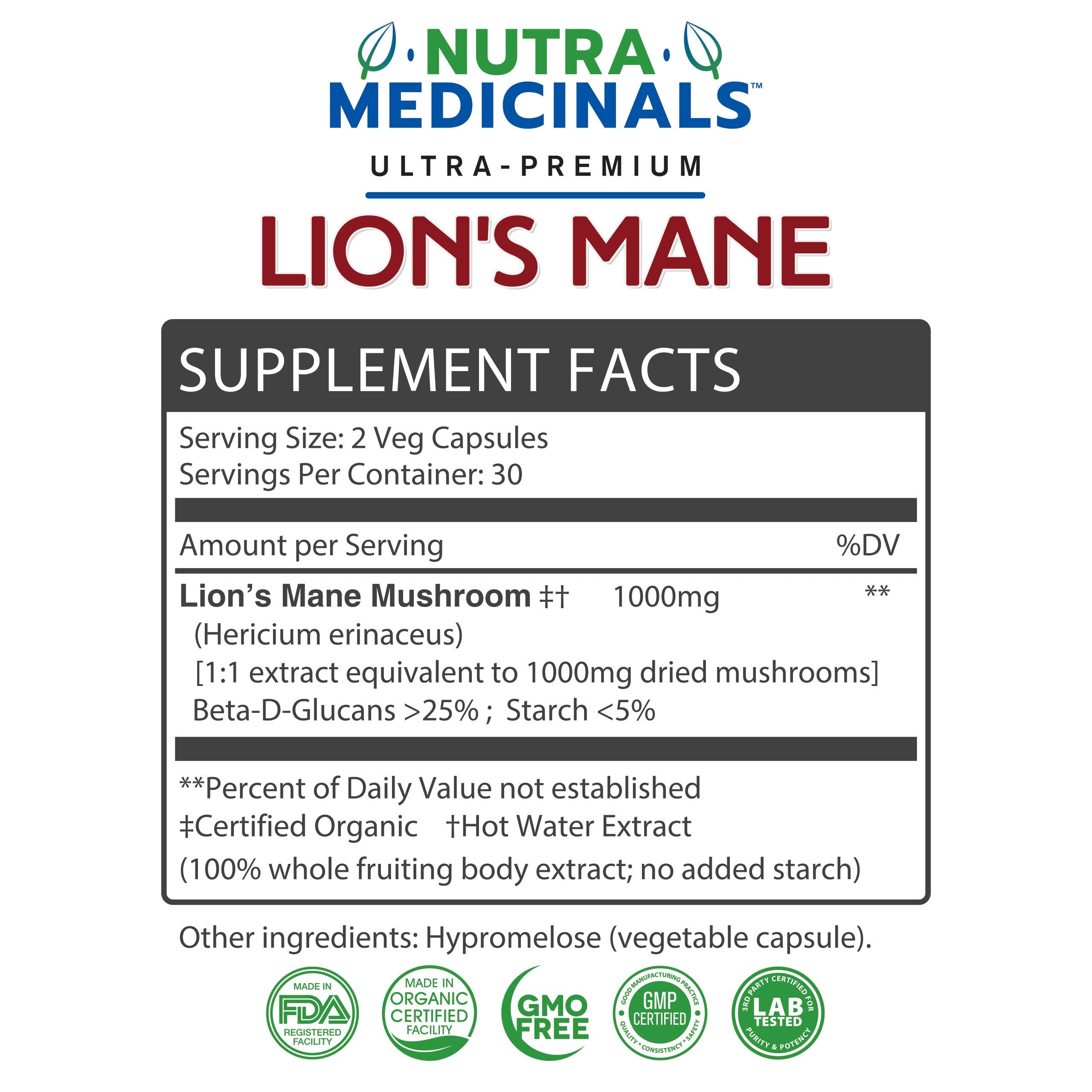vegan organic mushroom supplement benefits