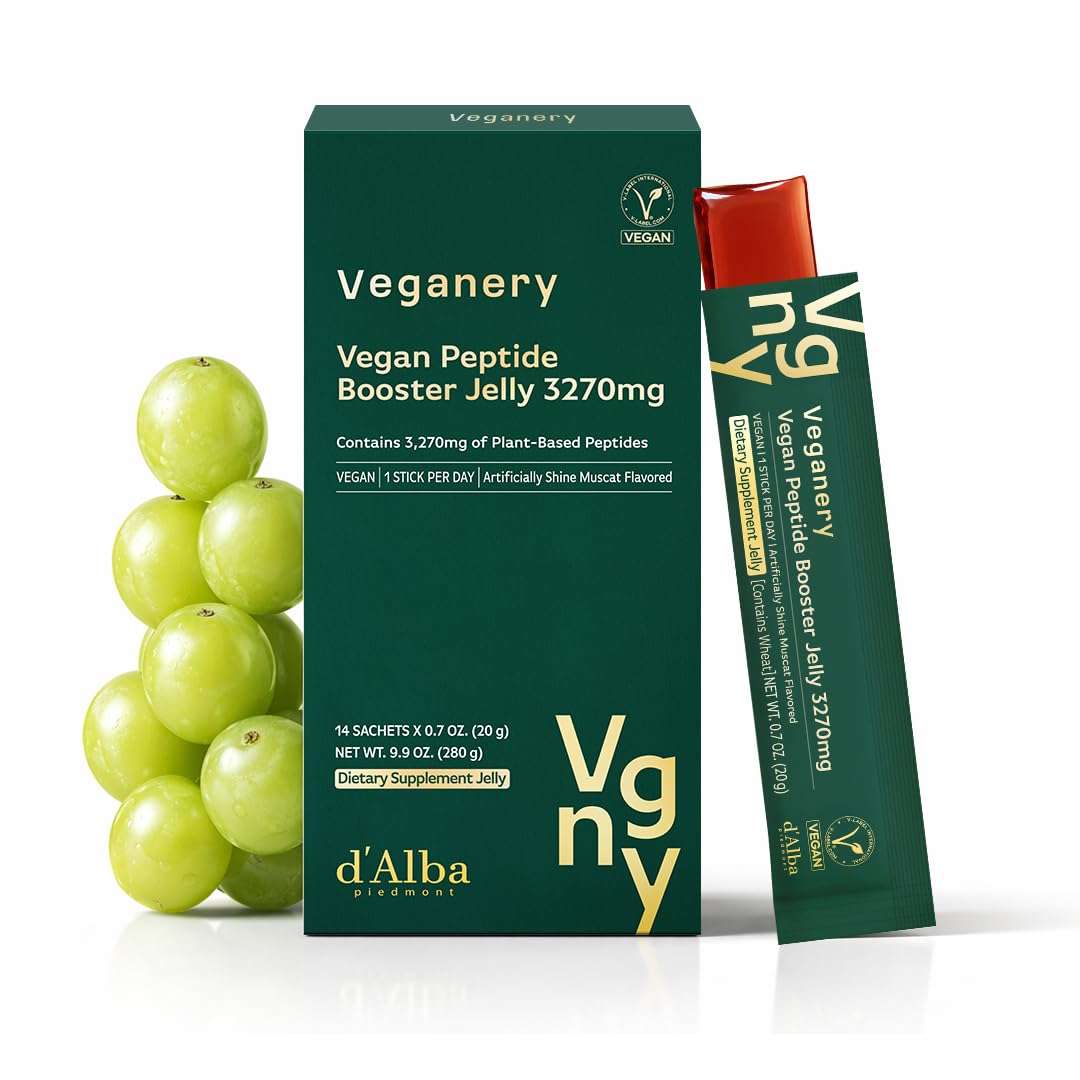 Vegan peptide booster jelly sachets