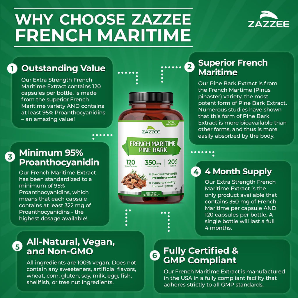 Vegan pine bark extract capsules