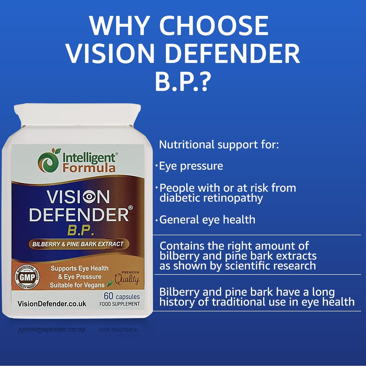 Vegan pine bark extract for vision support