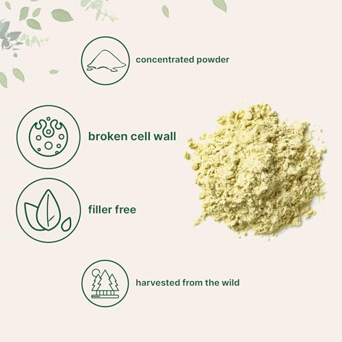 vegan pine pollen health supplement