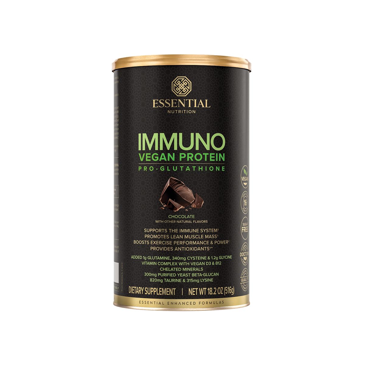 Vegan plant-based protein chocolate