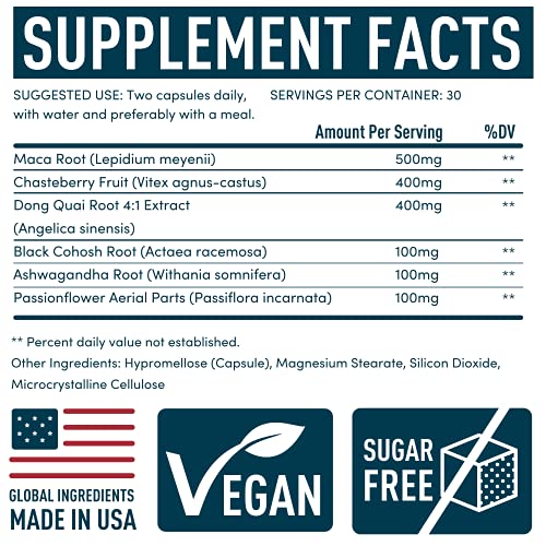 vegan PMS relief capsules