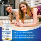 Vegan potassium capsules for energy