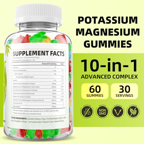 vegan potassium gummies for immune health