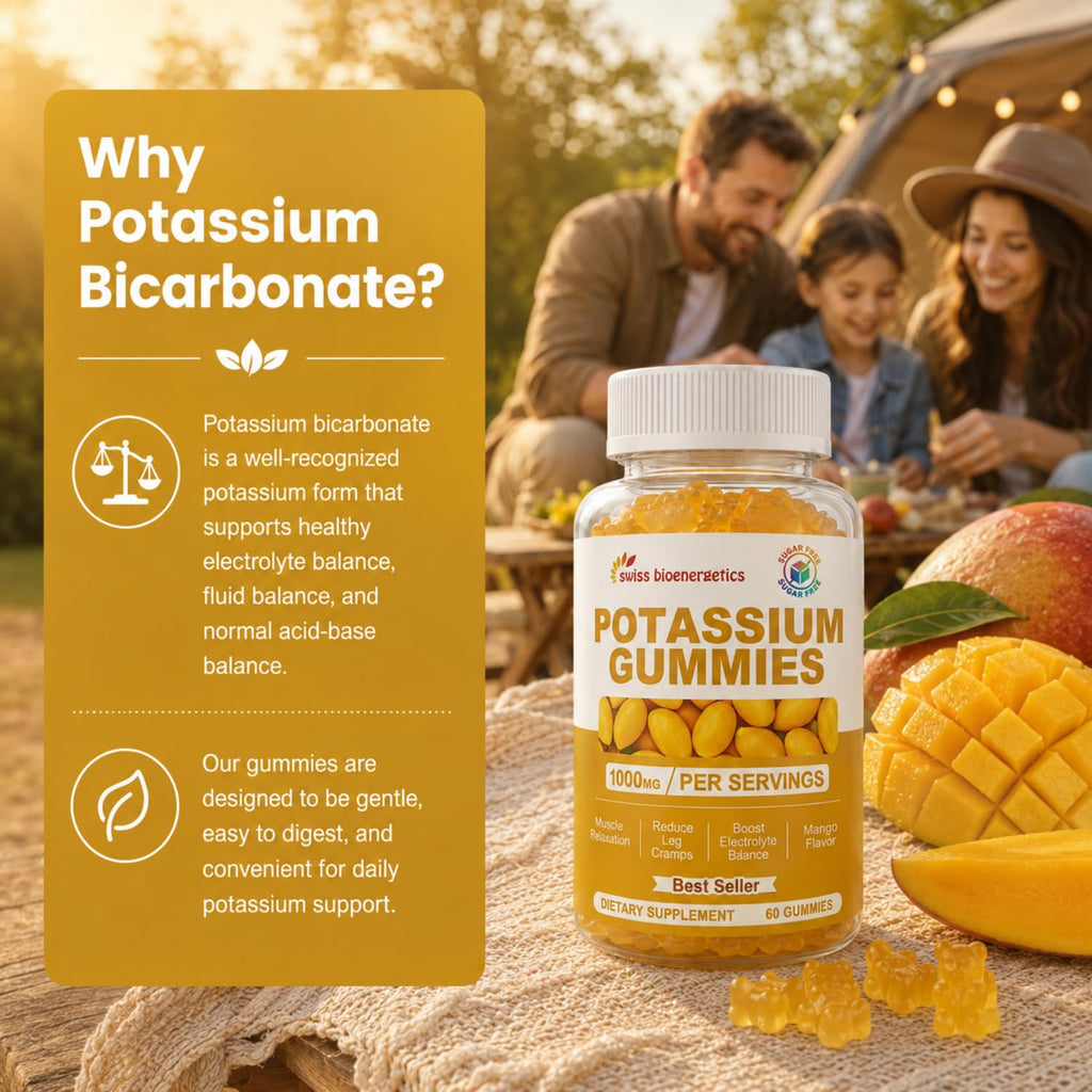 Vegan potassium gummies for wellness