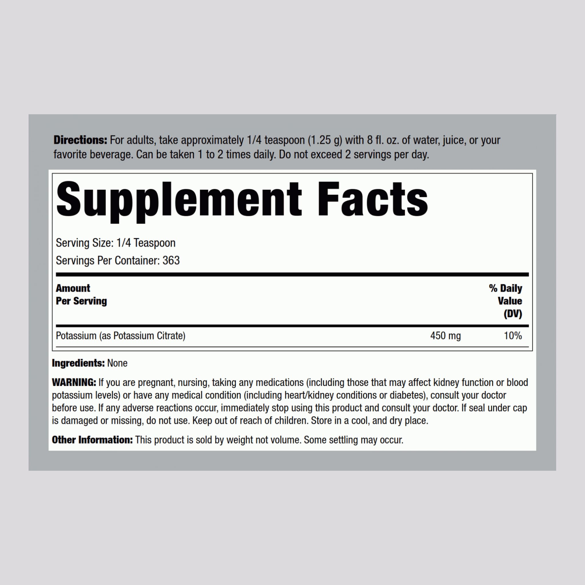 vegan potassium supplement for vitality