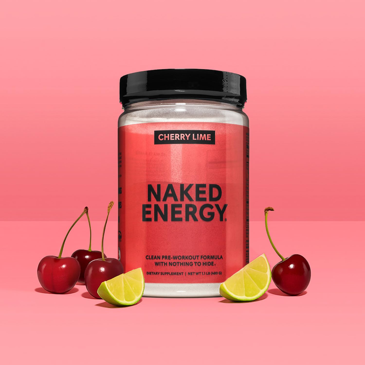 vegan pre-workout supplement with Cherry Lime