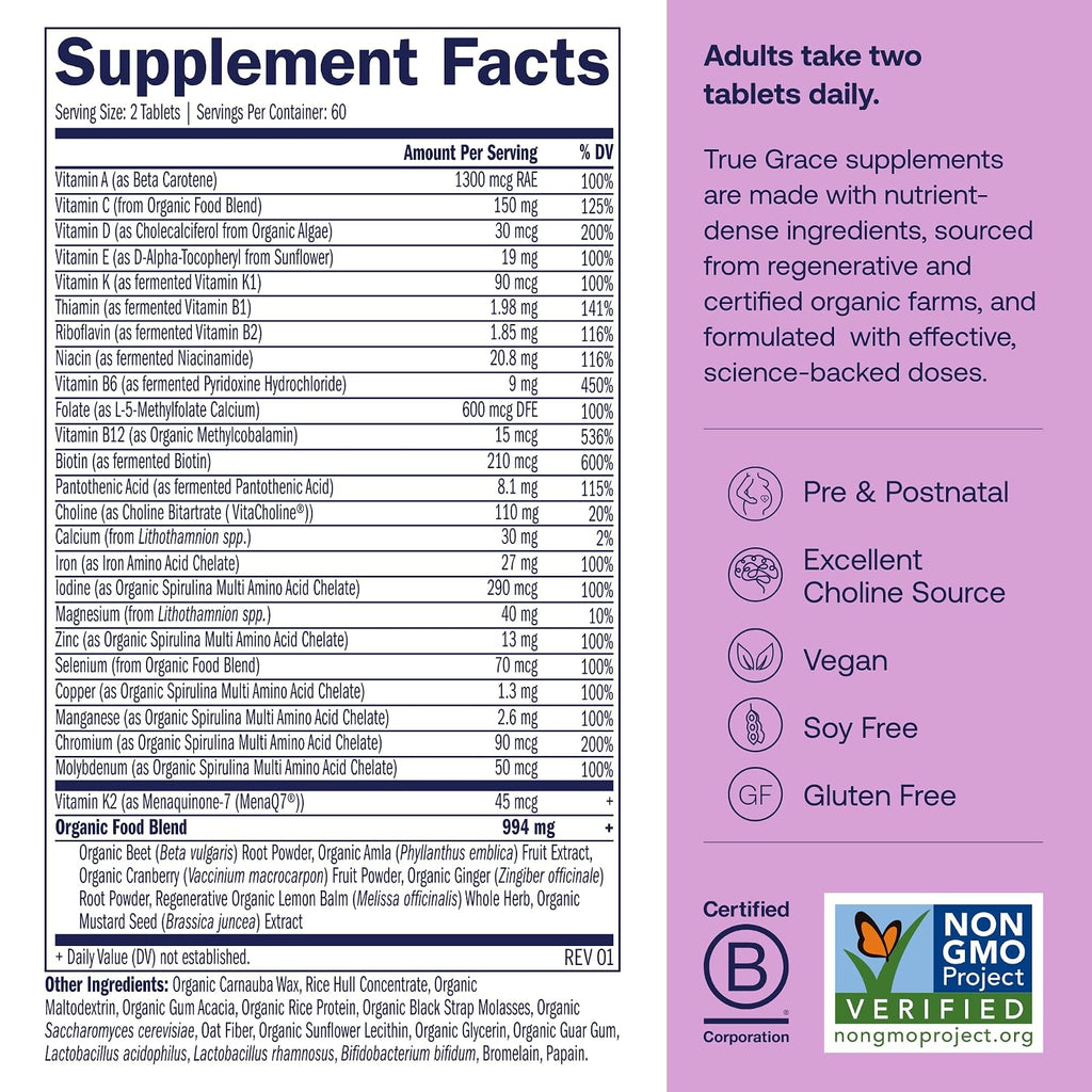 vegan prenatal multivitamin with DHA