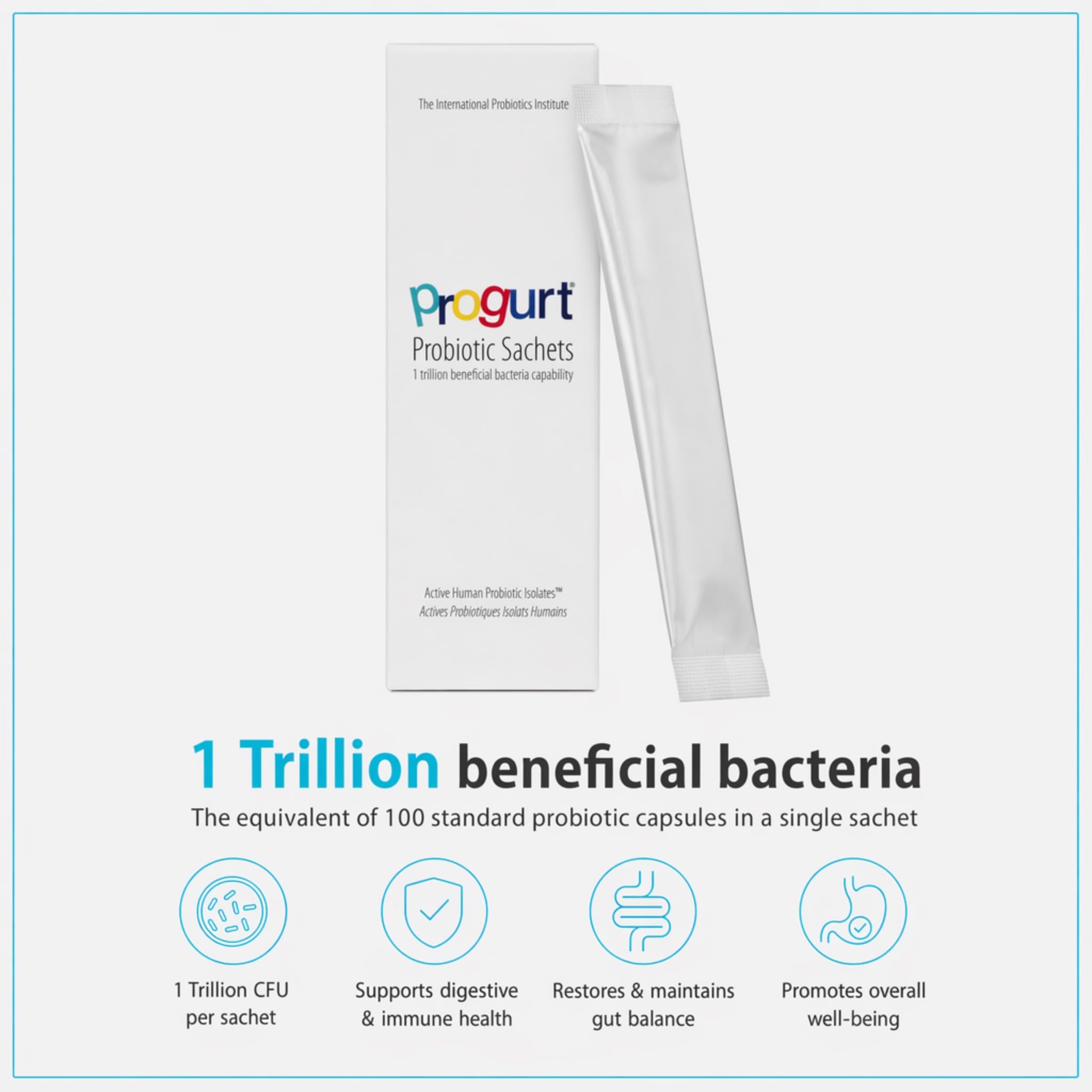 Vegan probiotic sachets for immunity