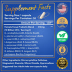 Vegan probiotics for women's wellness