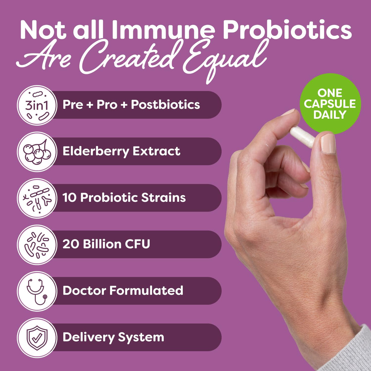 Vegan probiotics for women's wellness
