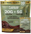 vegan protein chocolate packets