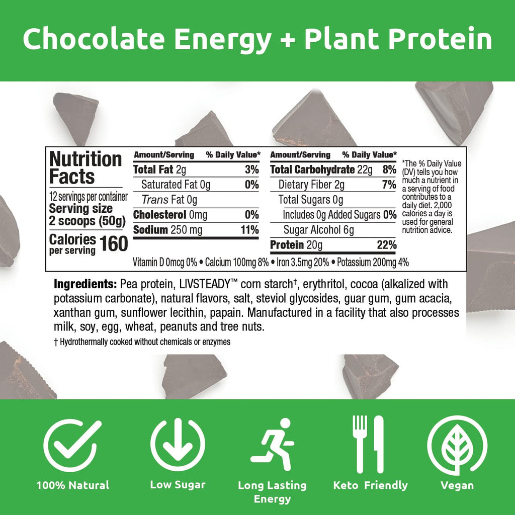 vegan protein drink mix chocolate
