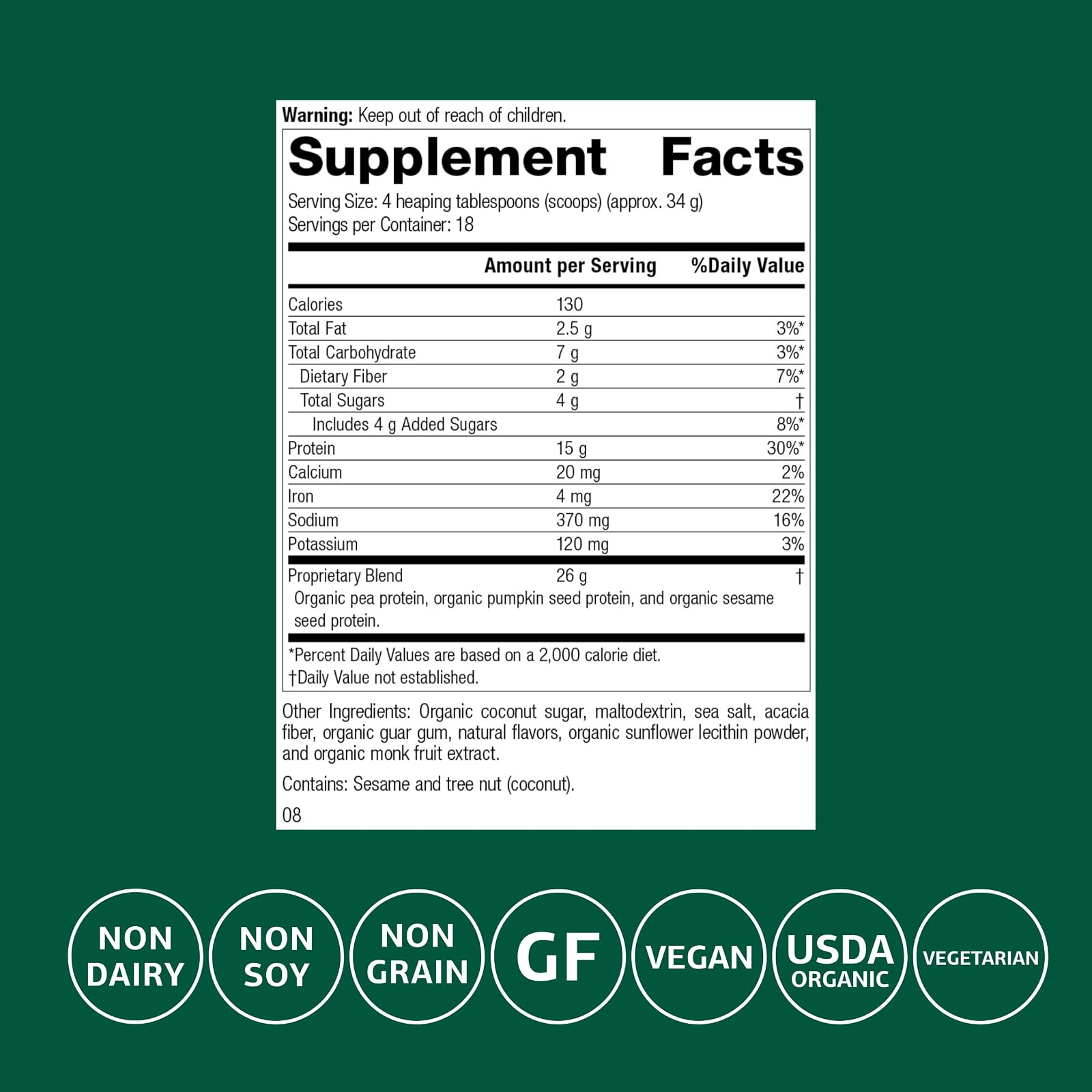 vegan protein powder for baking