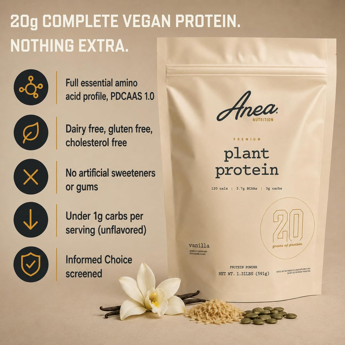 vegan protein powder for muscle gain