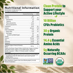 Vegan protein powder for muscle recovery