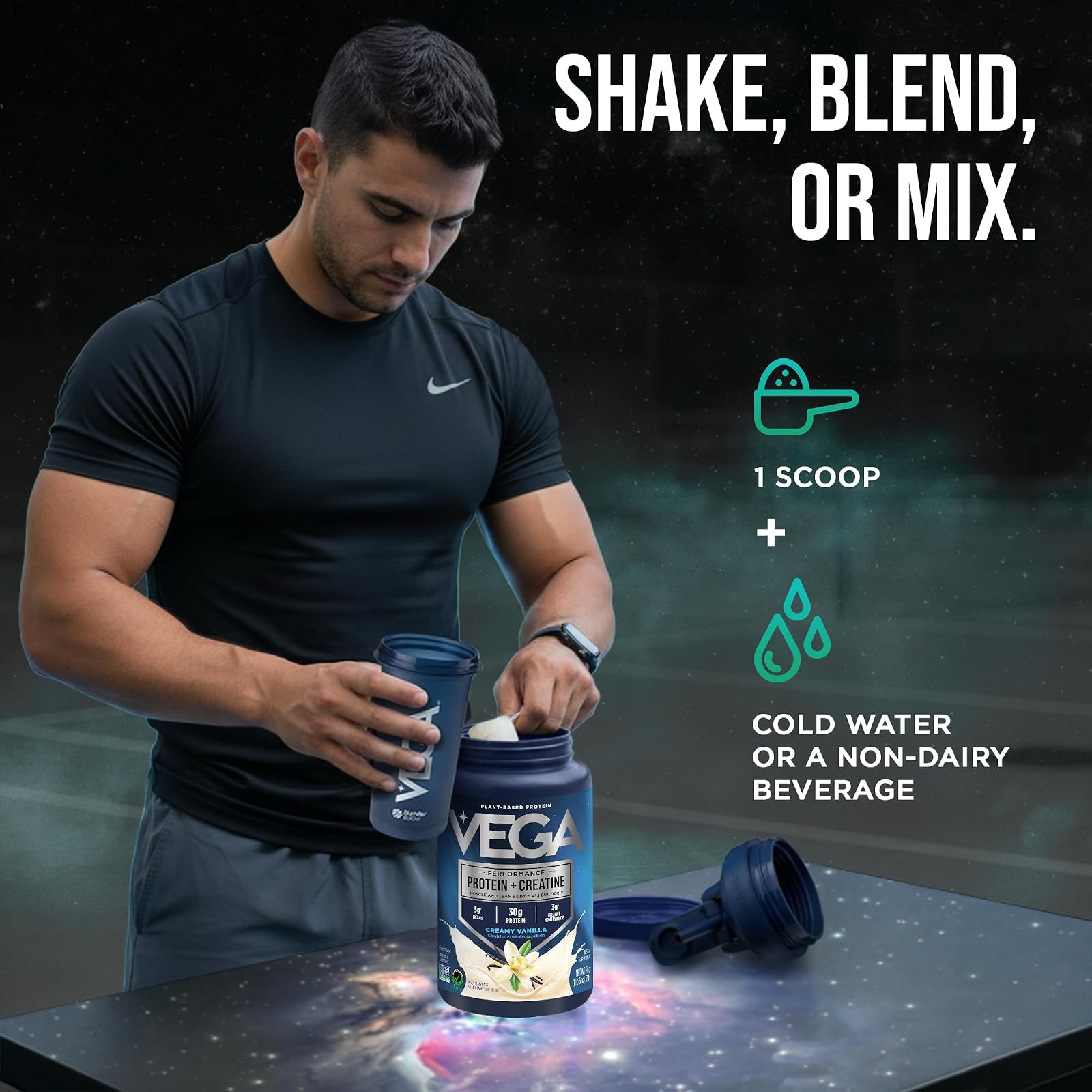 vegan protein powder with creatine
