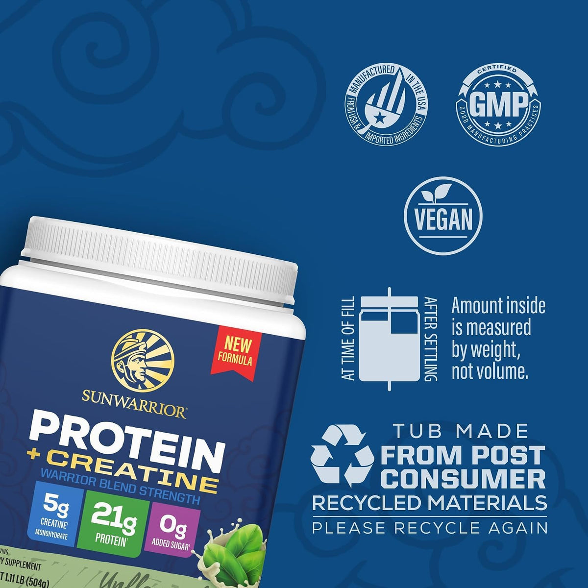 vegan protein powder with creatine
