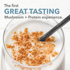 vegan protein powder with mushrooms