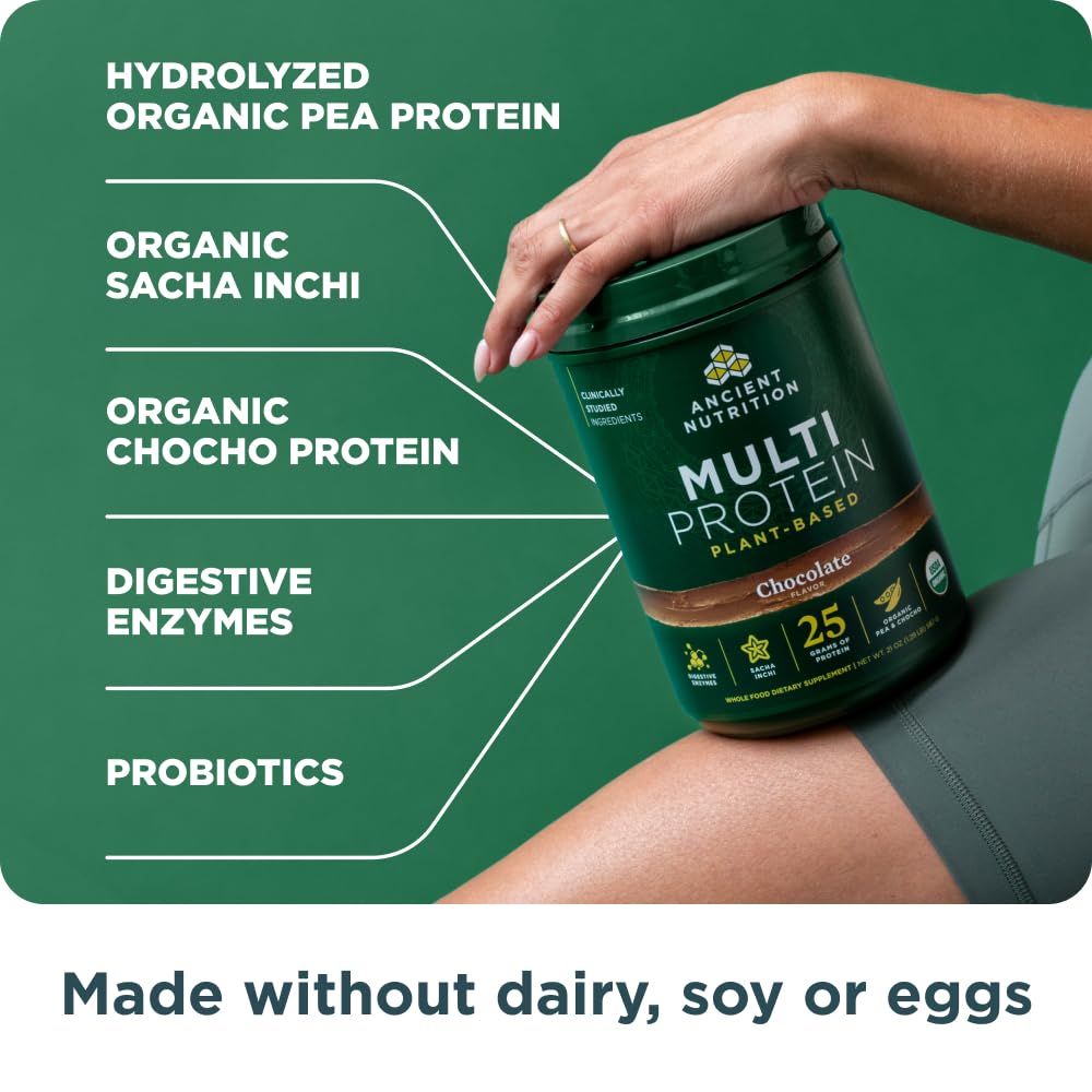 vegan protein powder with rich chocolate flavour