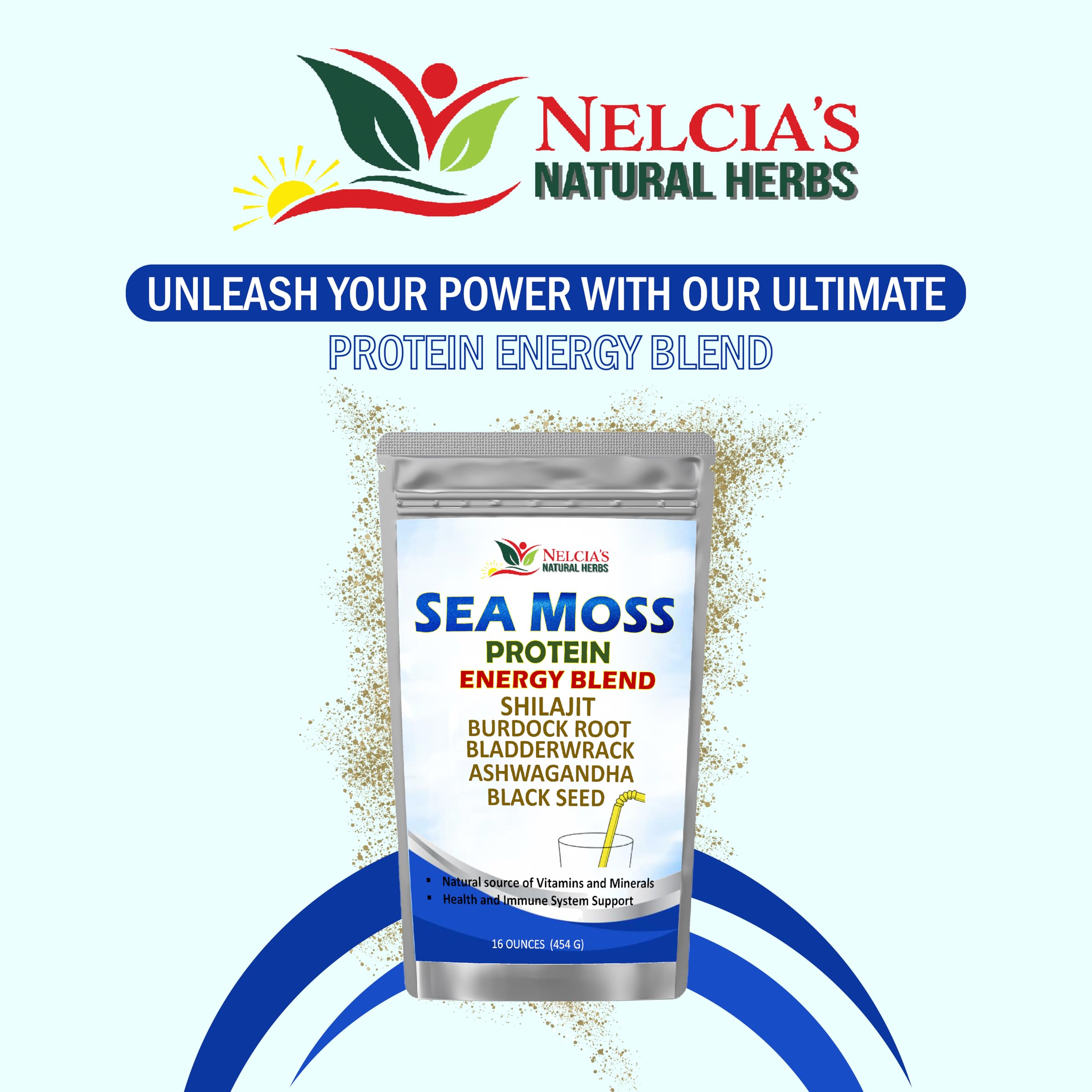 vegan protein powder with sea moss