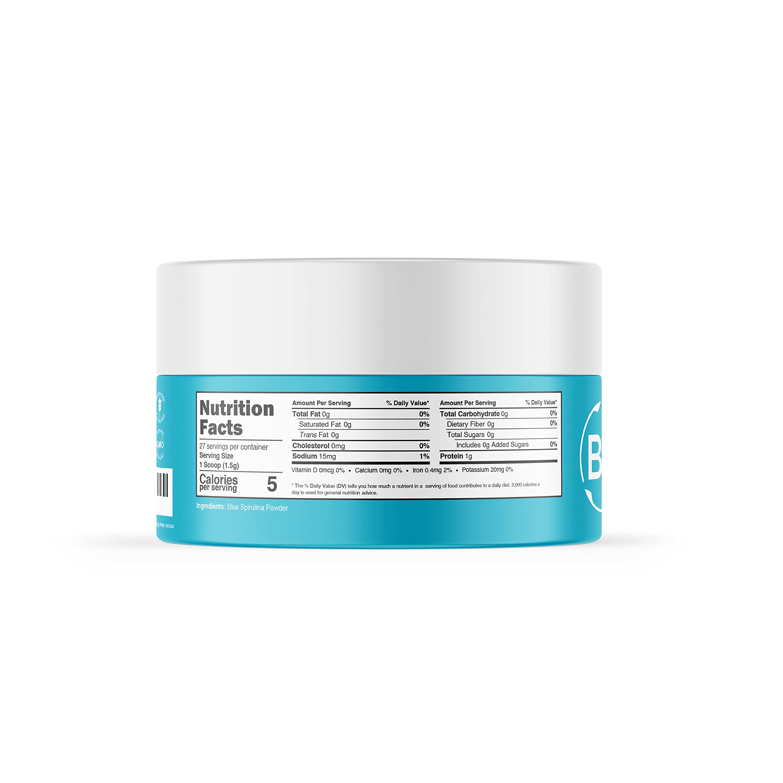 vegan protein source blue spirulina