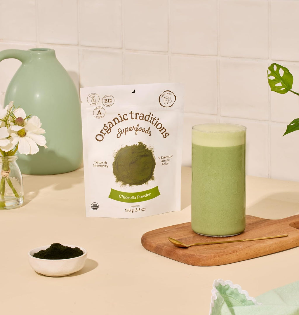 vegan protein source chlorella powder