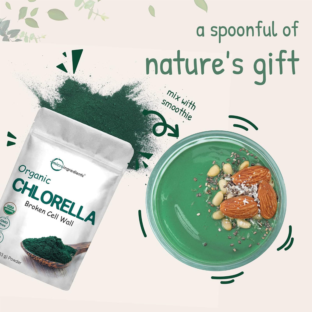 vegan protein source chlorella powder
