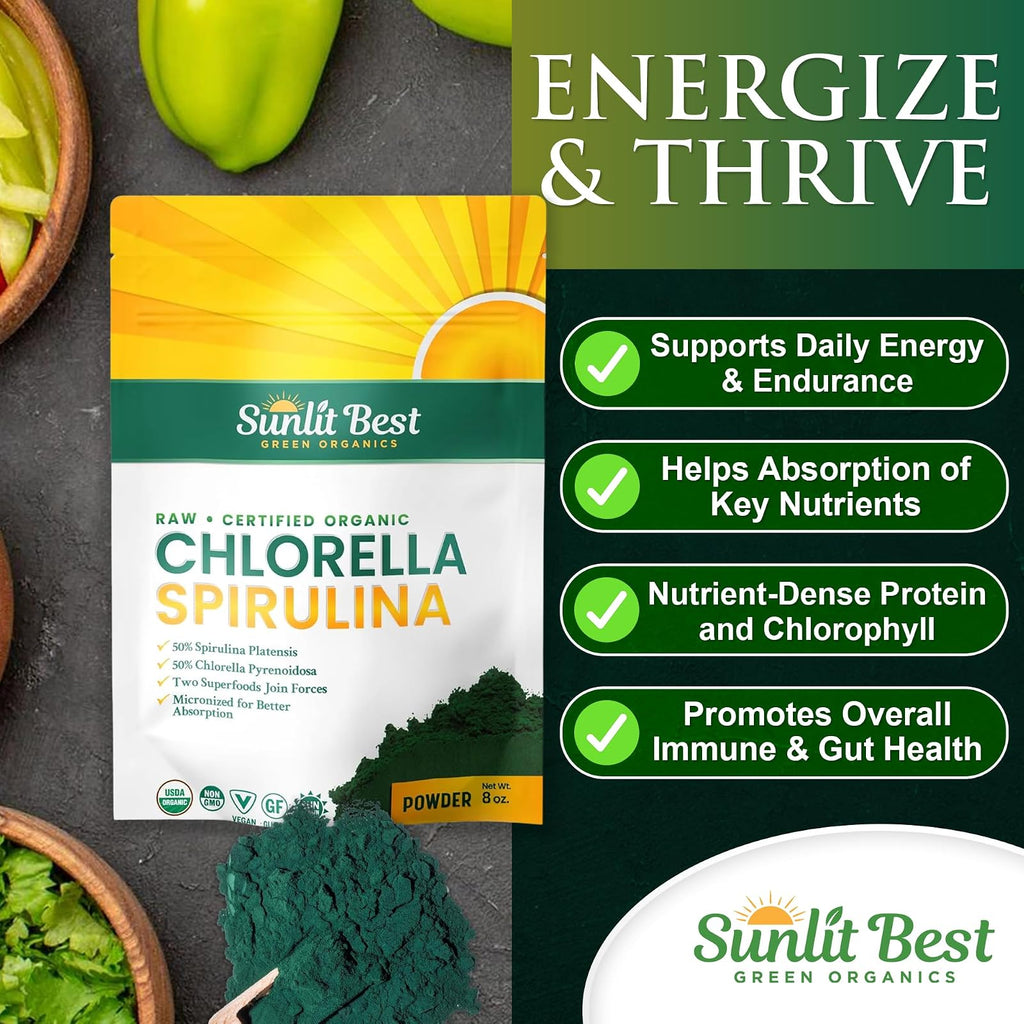 vegan protein source chlorella spirulina