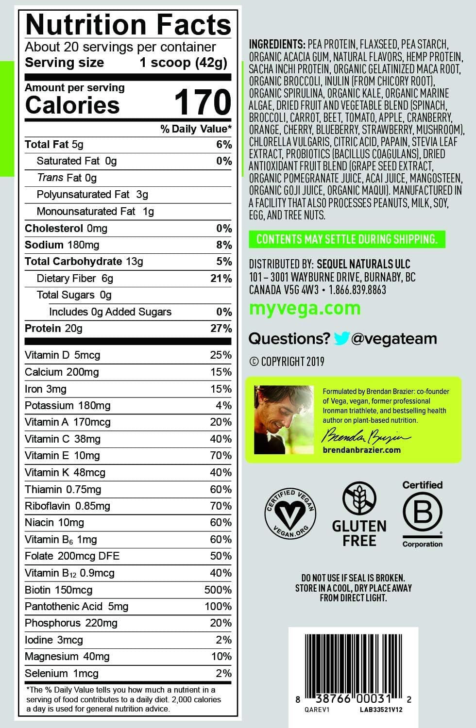 vegan protein source for recovery