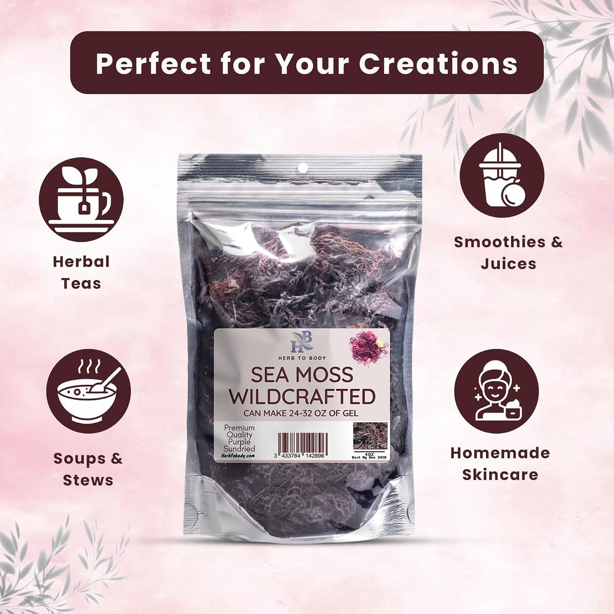 vegan protein source purple sea moss