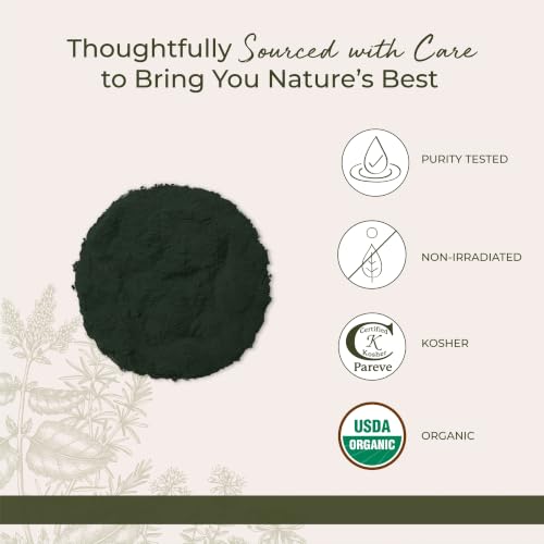 vegan protein spirulina powder supplement