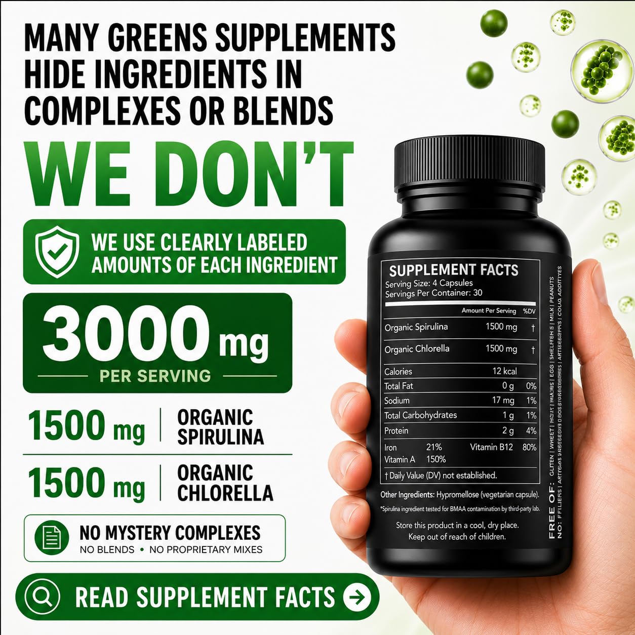 vegan protein superfood chlorella