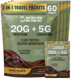 Vegan protein travel packets chocolate